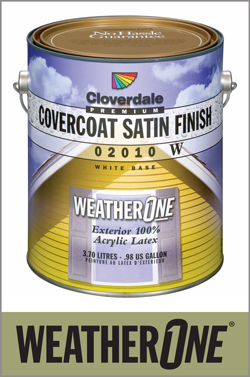 Cloverdale Paint | WeatherOne CoverCoat Exterior Latex